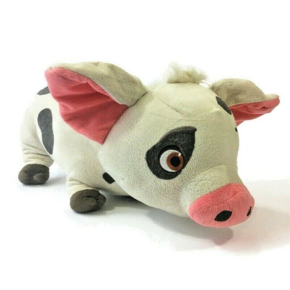 Toys | Disney Moana Pua Pig 18 Plush Large Hog White Brown Spots ...
